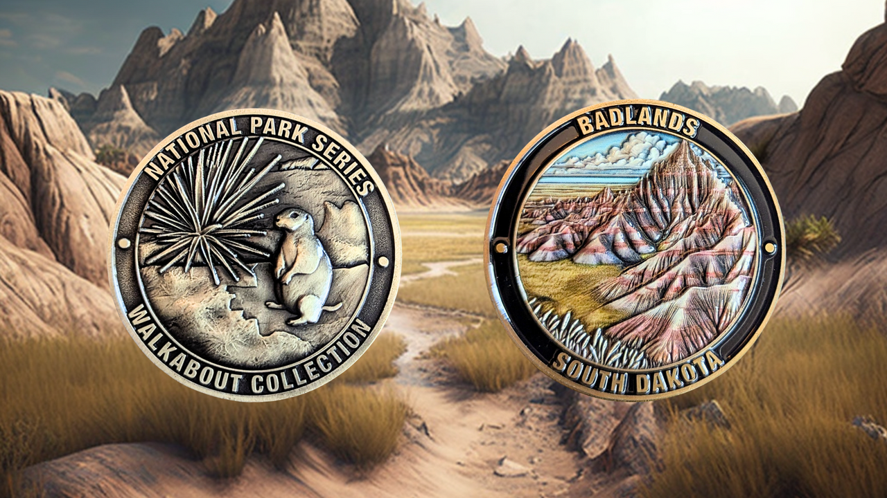 Badlands National Park | Challenge Coins | Walkabout Collection