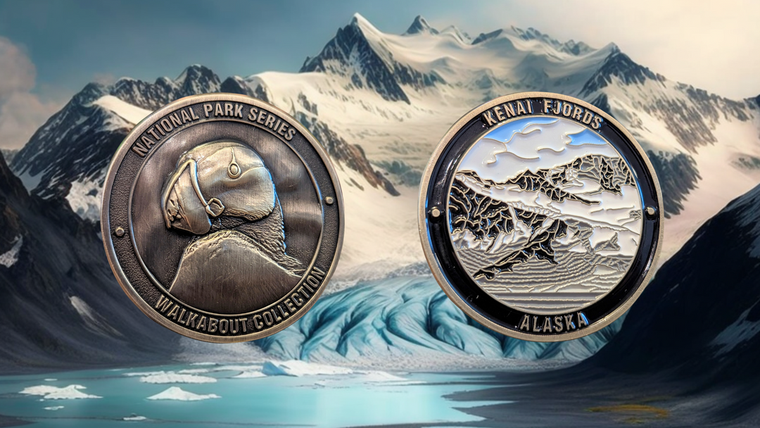 Alaska National Parks Bundle | Challenge Coins | Walkabout Collection