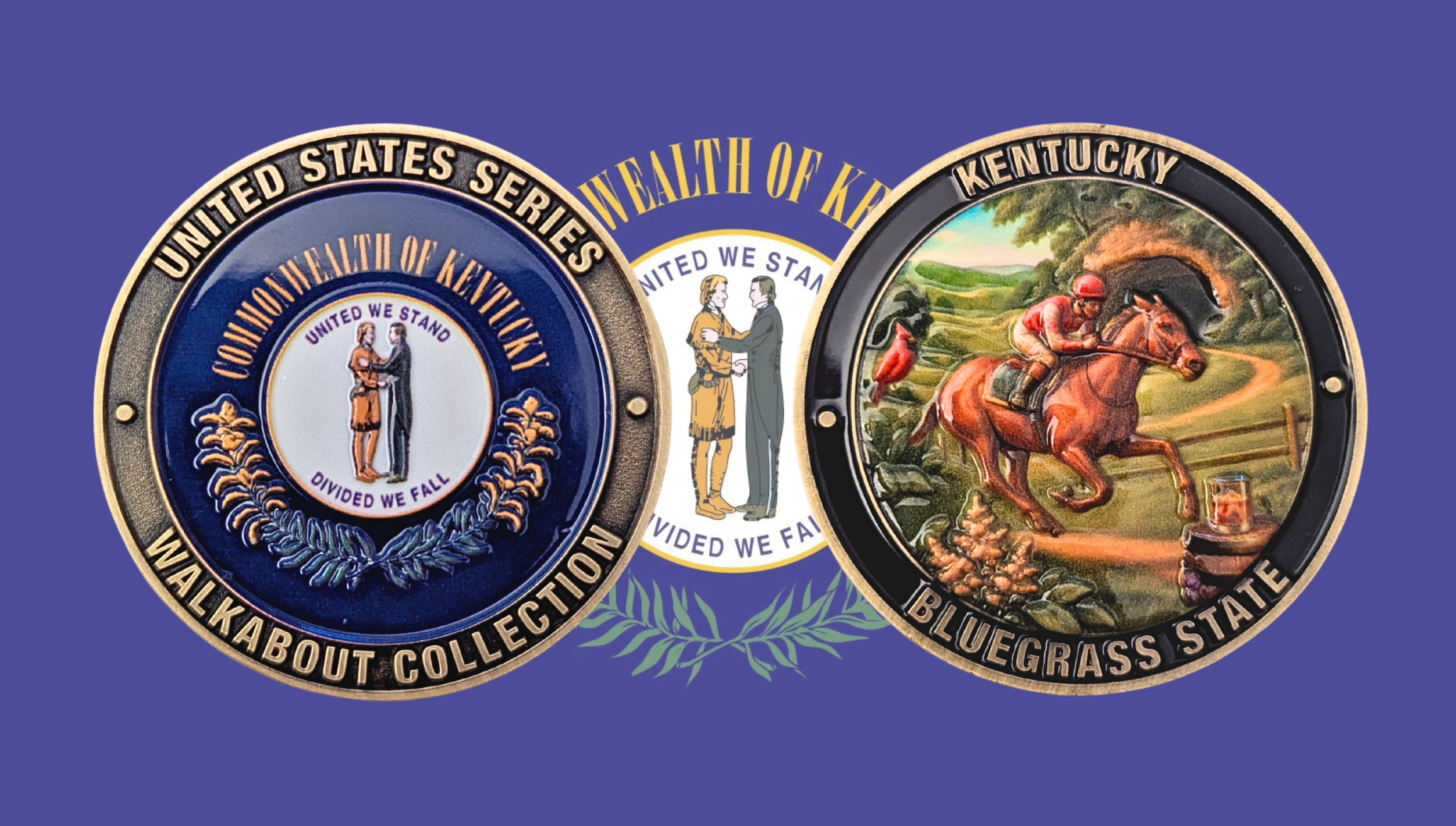 Kentucky State Coin | Challenge Coins | Walkabout Collection