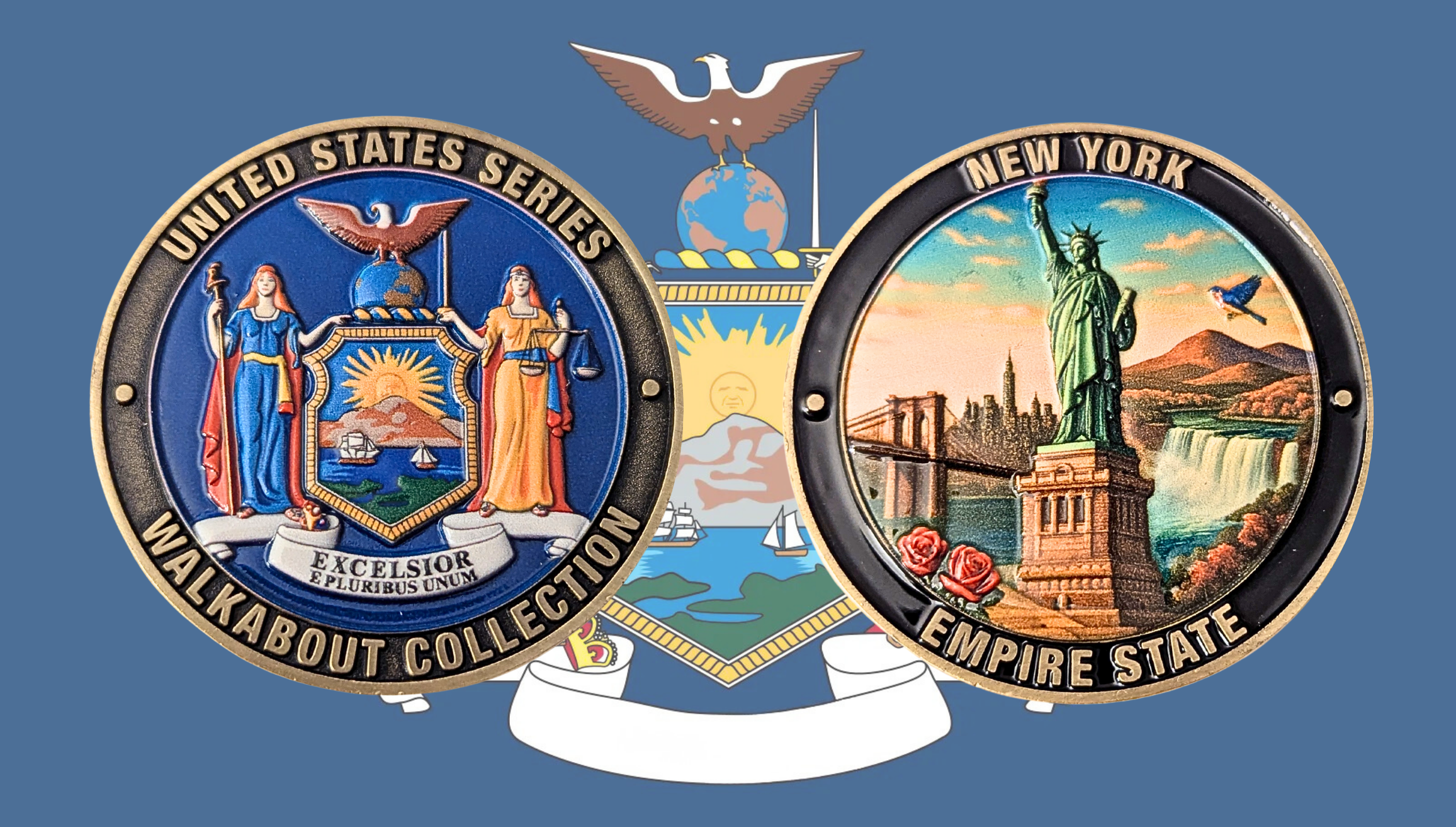 New York State Coin | Challenge Coins | Walkabout Collection