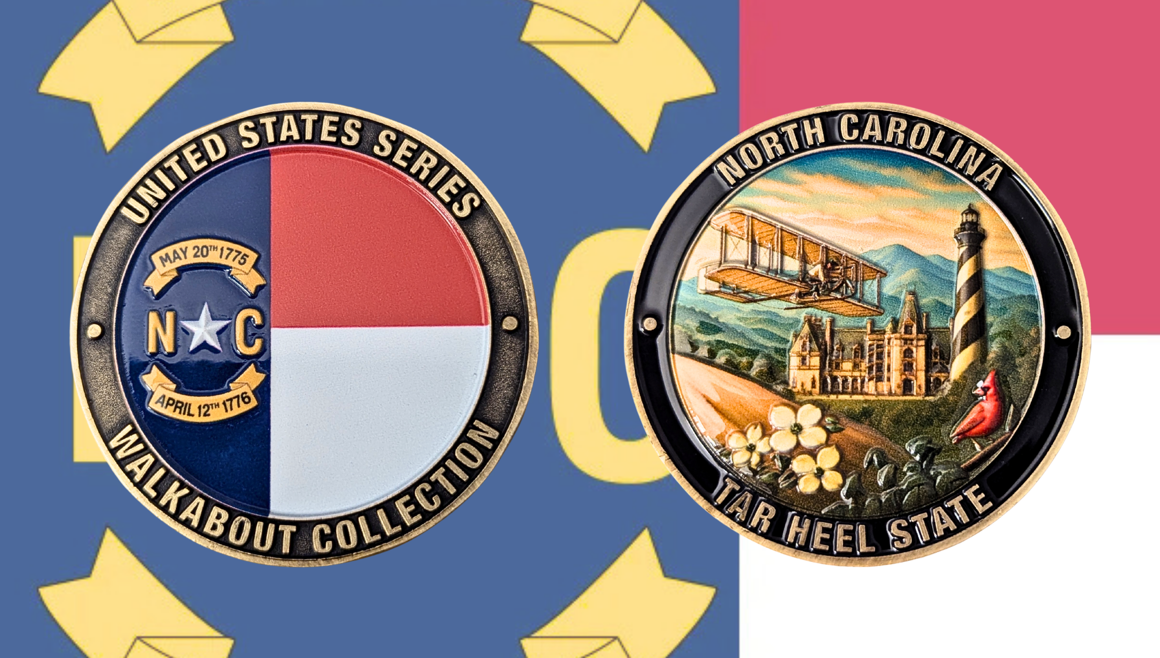 North Carolina State Coin | Challenge Coins | Walkabout Collection