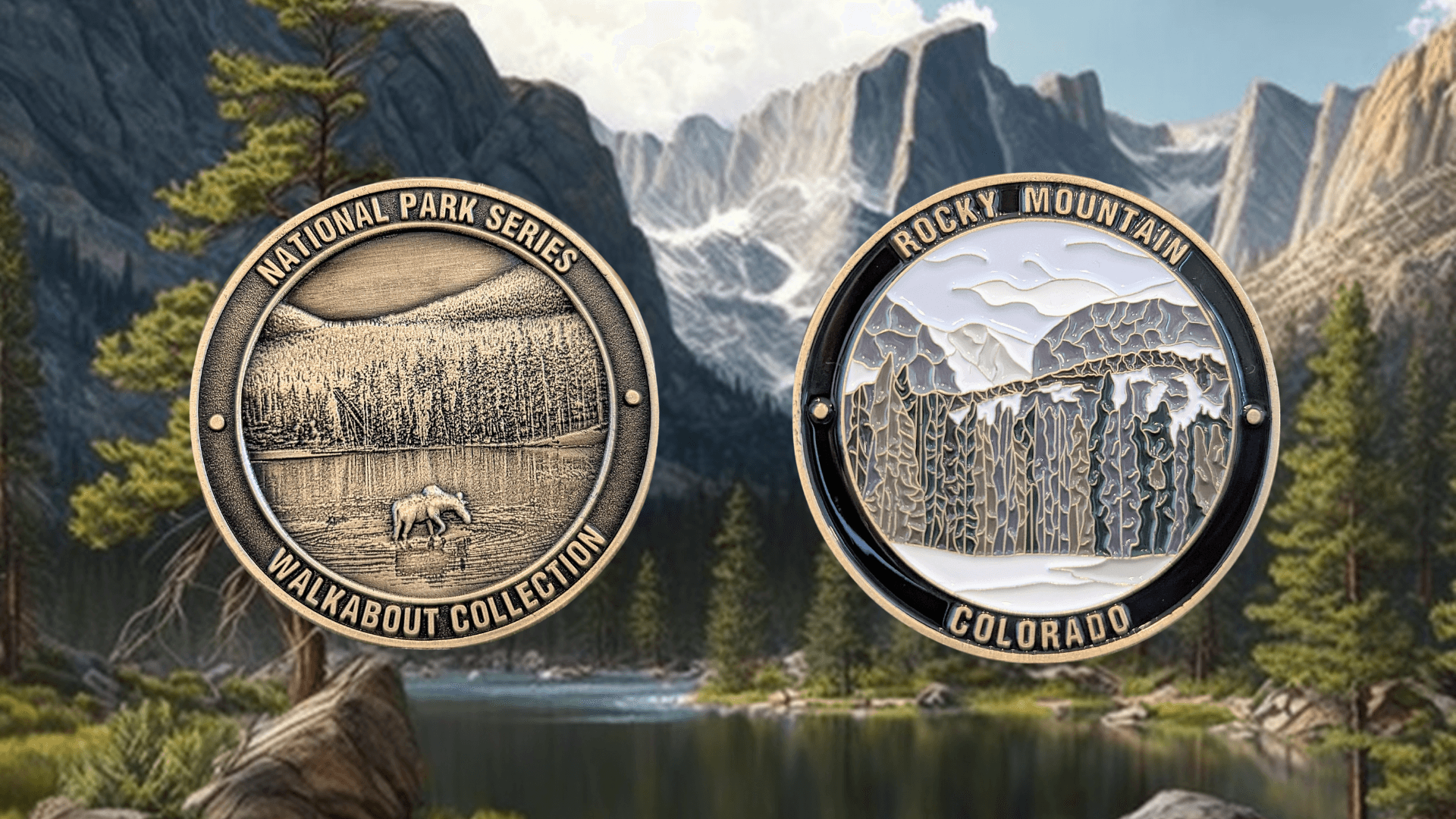 Rocky Mountain National Park | Challenge Coins | Walkabout Collection