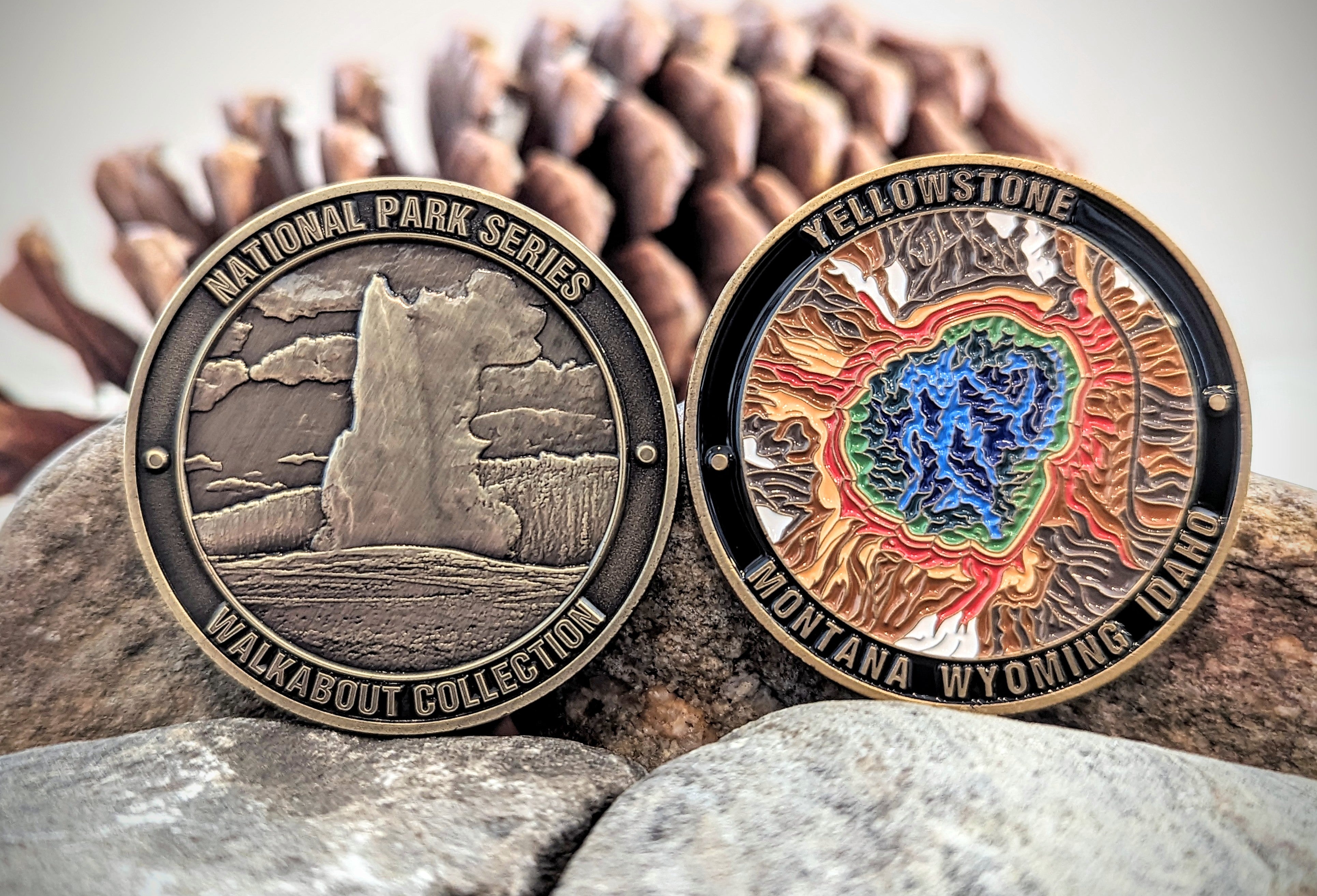Yellowstone National Park | Challenge Coins | Walkabout Collection