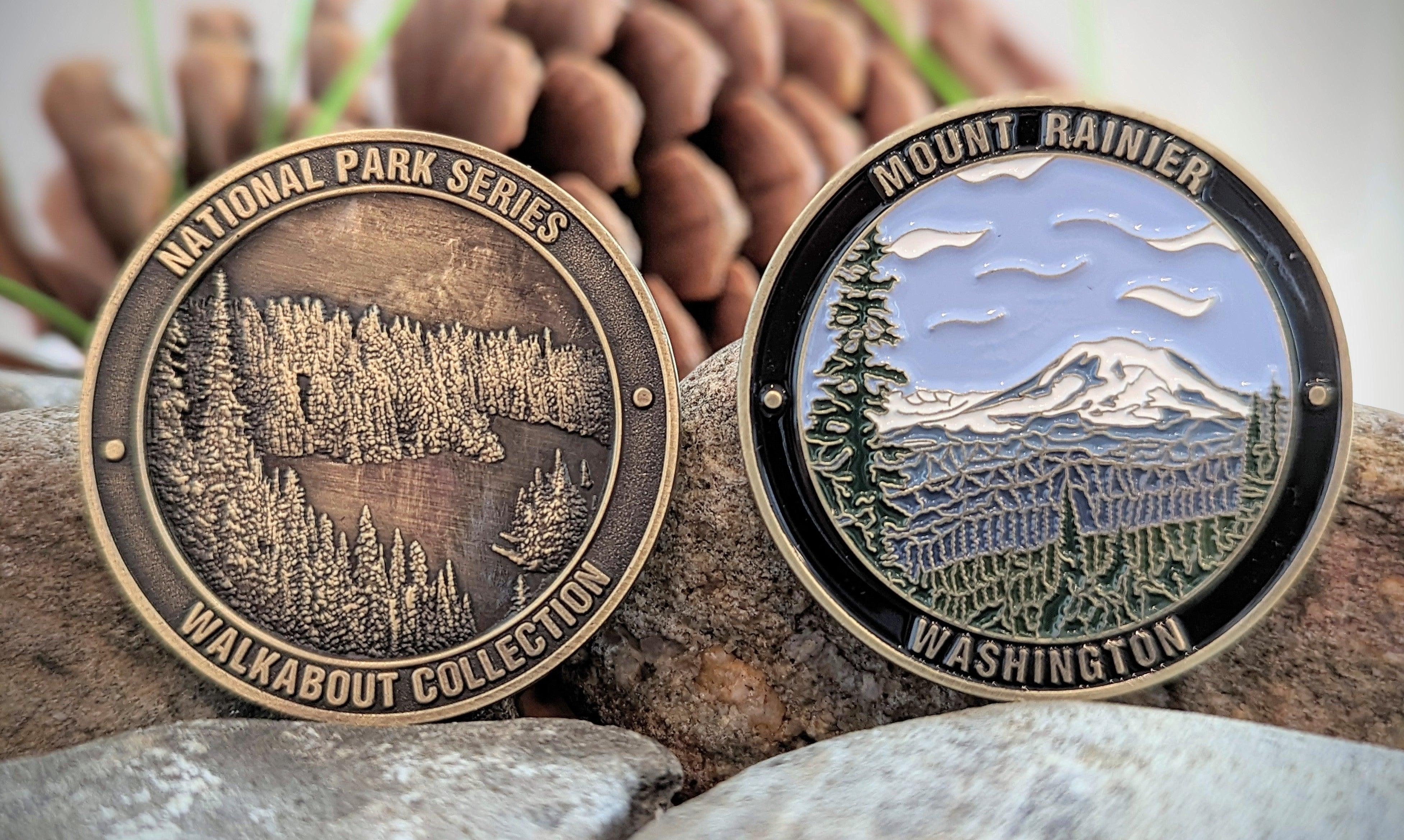 Mount Rainier National Park | Challenge Coins | Walkabout Collection